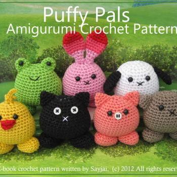 Puffy Pals Amigurumi Crochet Pattern on Luulla